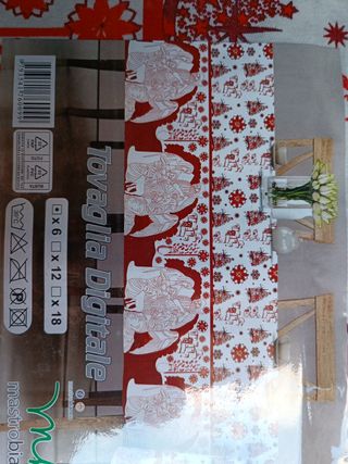 tovaglia cotone natalizia 