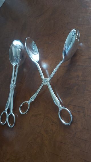 2 Pinze insalata silver