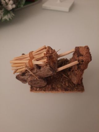 carretto del fieno e pollivendola 