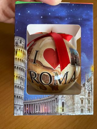 Palla di Natale souvenir di Roma