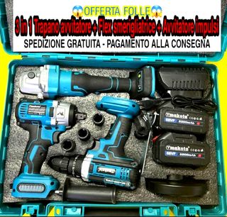 3 in 1 Trapano SPEDIZIONE GRATUITA IN TUTTA ITALIA