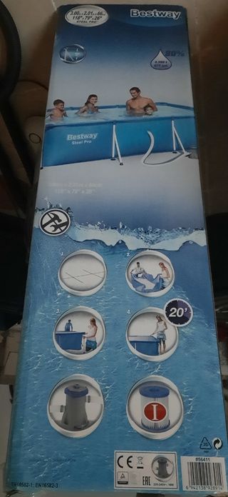 piscina bestway 3,55 x 2,55 metri 