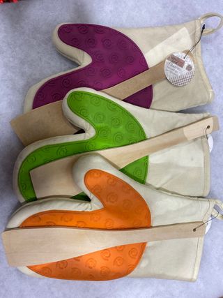 Guanti da forno con mestolo