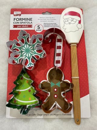 Formine con spatole natalizie 