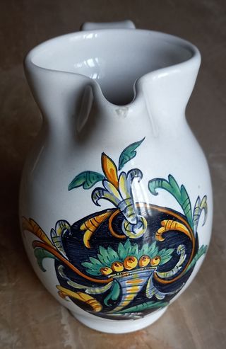 Brocca per acqua ceramica di Faenza