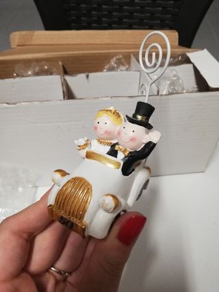 set 6 portafoto con sposini 