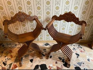 Coppia sedie stile antico