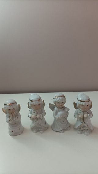 Set angeli di porcellana 
