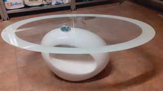 Tavolino da salotto in vetro