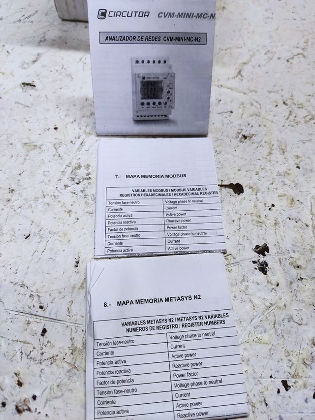 Analizador de redes cvm-mini mc n2 de segunda mano por 140 EUR en Dos ... Analizador de redes cvm-mini mc n2 de segunda mano por 140 EUR en Dos ...