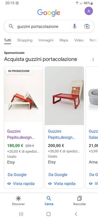 Guzzini vassoio multiuso