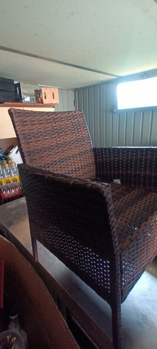 Salottino in eco rattan