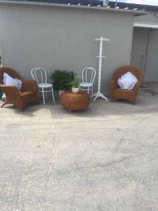 Salotto in vimini originale