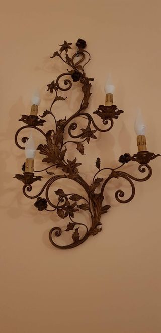 Applique in ferro battuto fiorentino 