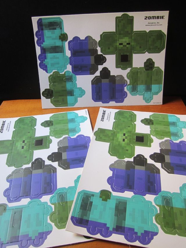 Minecraft Papercraft Hostile Mobs Set (30 Piezas) de segunda mano por ...