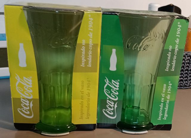 PACK VASOS COCA COLA DE COLECCIÓN de segunda mano por 6 EUR en Barcelona en WALLAPOP
