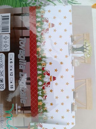 tovaglia cotone natalizia 