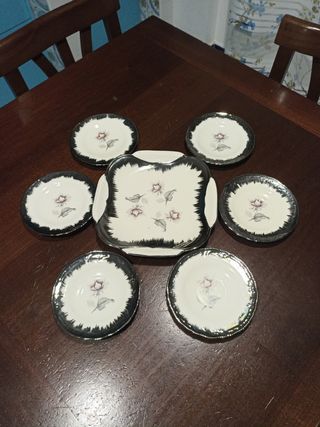 set dolce vintage Bavaria piatto portata +6 piatti