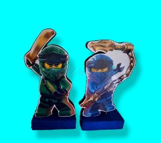 4 sagome da 30cm di altezza ninjago 