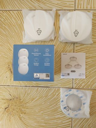 3x Rilevatore fumo interconnesso allarme incendio