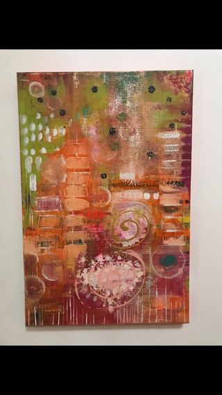 quadro moderno astratto acrilico su tela60x40
