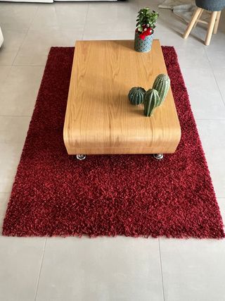 Tappeto curly tender polipropilene rosso 120x170