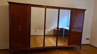 Armadio Guardaroba In Radica Anni 60 DAGHIA
