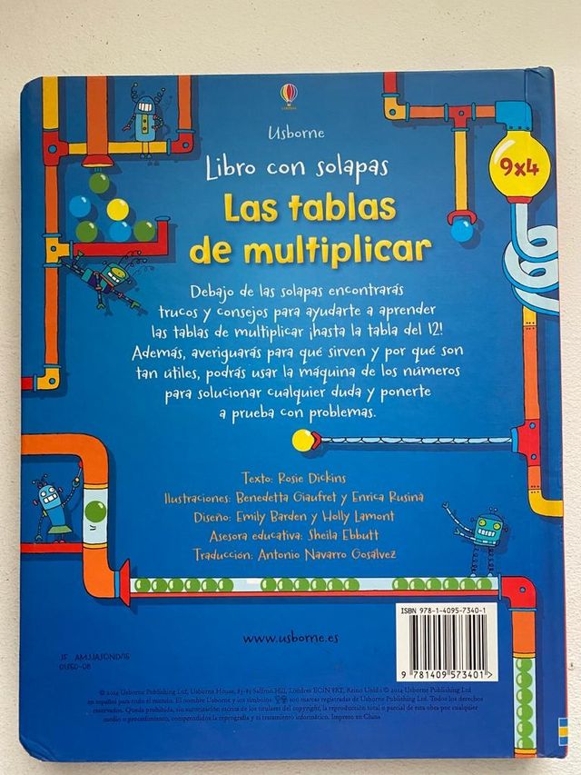 Libro de las tablas de multiplicar. de segunda mano por 7 EUR en ...