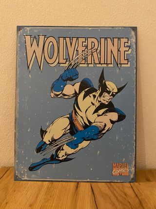 Cartello metallo wolwerine