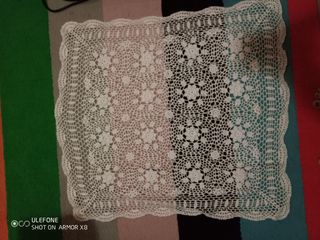 centrotavola centrino in pizzo fatto a mano