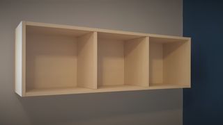 Libreria a giorno Cubotto tris 90 x 30 bianco