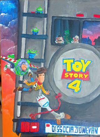 quadro 40x30 cm Toy Story 4
