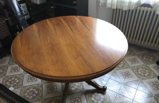 Tavolo antiquariato in noce