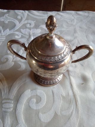 Zuccheriera anni '50 in Argento 800 Massiccio