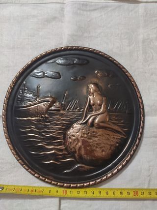 piatto decorativo rame