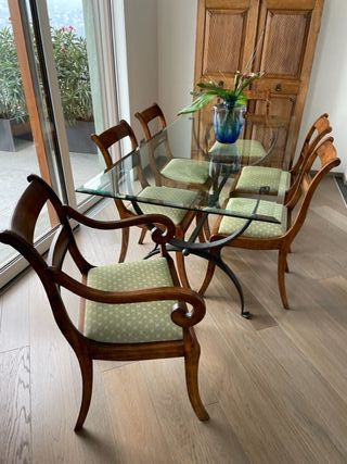 tavolo in ferro battuto con sedie