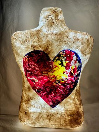 Esclusiva lampada realizzata interamente a mano