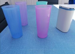 Vendo bicchieri colorati