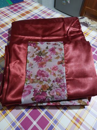 Set completo di lenzuola matrimoniali lucidissime