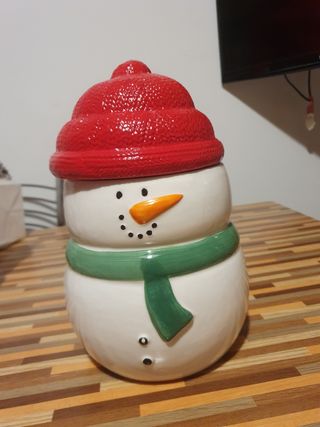 pupazzo di neve porta cose