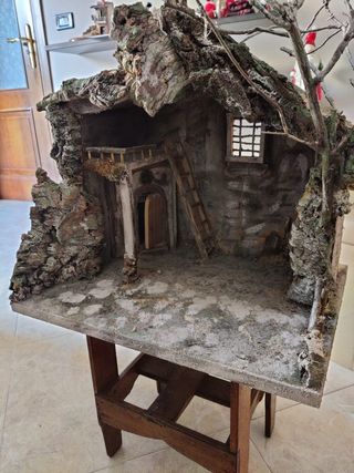 presepe napoletano artigianale fatto a mano 
