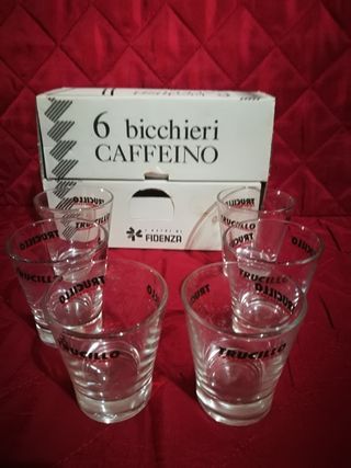 6 Bicchieri Caffeino "I Vetri di Fidenza"