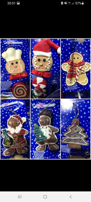 50 appendini natalizi marca moranduzzi 