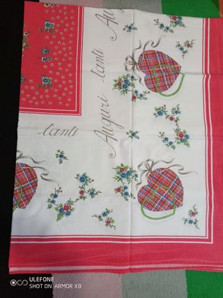 tovaglia feste auguri natale x12