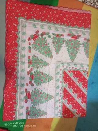 tovaglia natale feste Buon anno x6