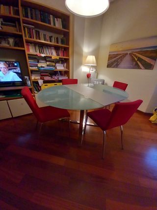 Calligaris: set tavolo tondo e sedie