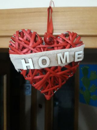 Decorazione natalizia rossa.