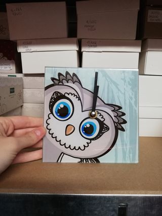 orologio da appoggio gufo 