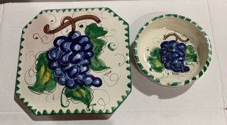 Sotto pentola e ciotola in ceramica