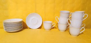 servizio caffè porcellana VINTAGE tazzine piatti